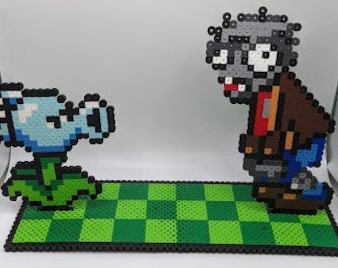 Plants Vs. Zombies Perler Nerdy Collectible Pixel Art Perler Art ...