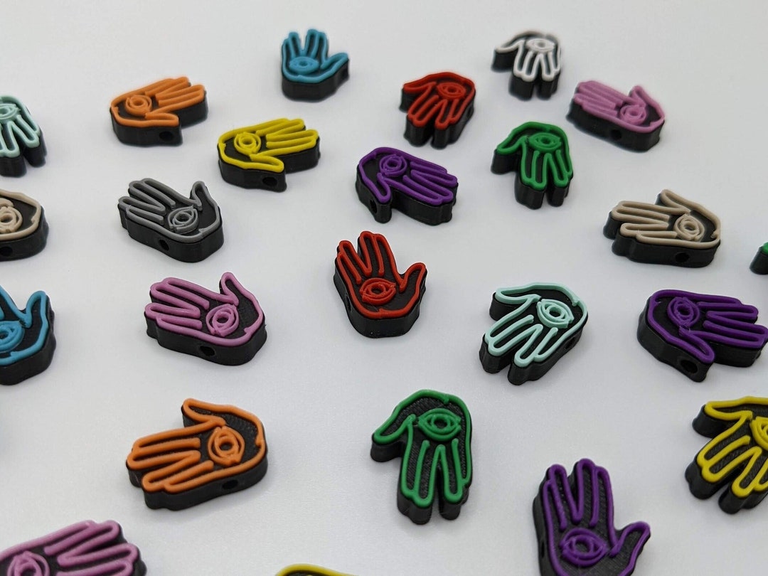 Rezz Hand Inspired Kandi Beads Pony Beads Jewelry Beads Plastic Beads ...