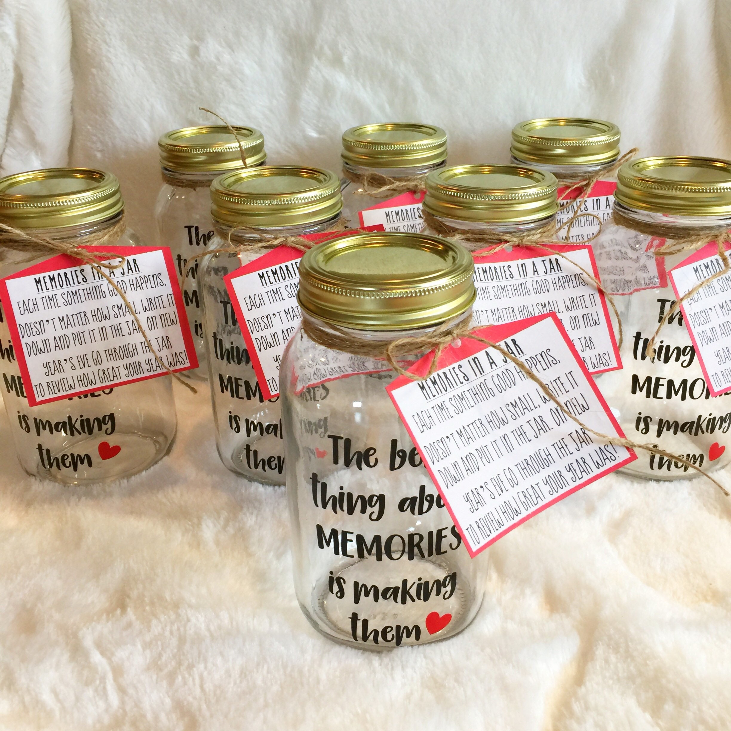 Memory Jar/ NYE Gift/ Anniversary Gift/ New Year's Eve/ | Etsy