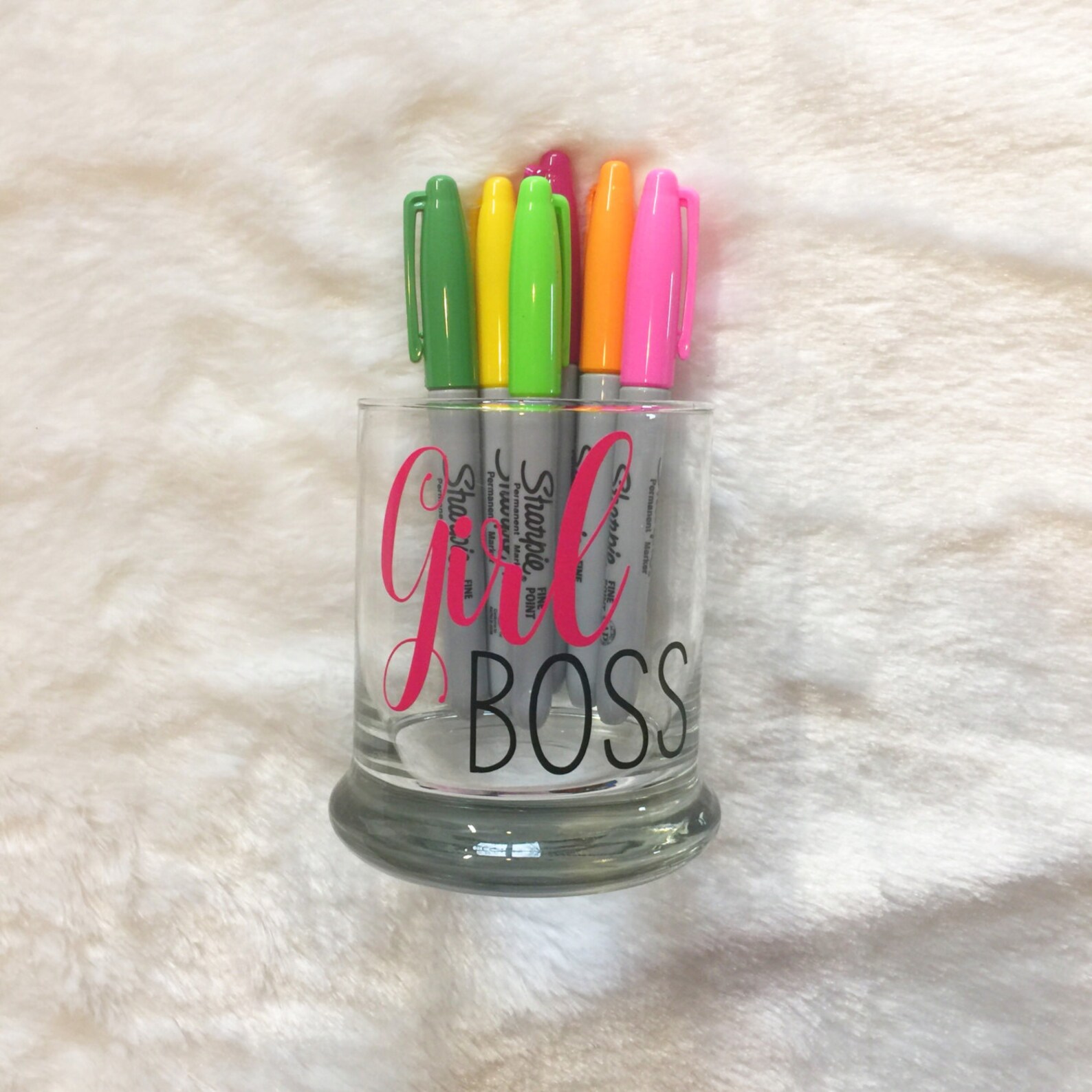 Girl Boss Desk Organizer // Office Supplies // Boss Gifts // | Etsy