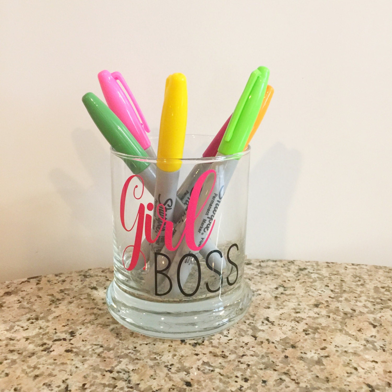 Girl Boss Desk Organizer // Office Supplies // Boss Gifts // | Etsy