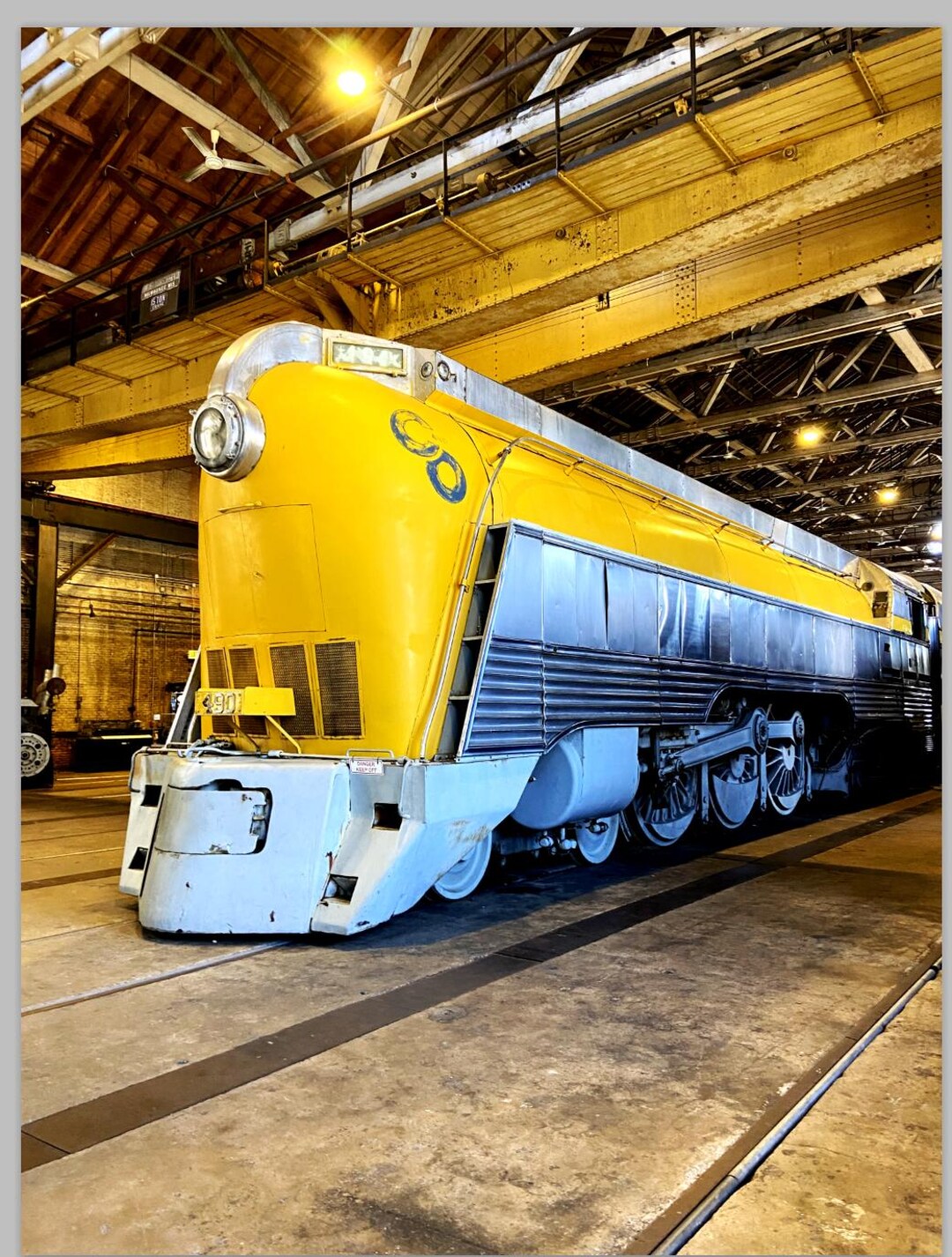 Art Deco Train Engine Photo - Etsy