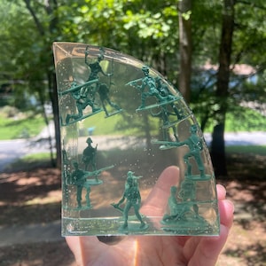 Army Guys Bookend - One Half Only - Etsy