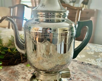 Vintage Mirro Finest Aluminum Percolator Coffee Pot,stovetop or Camping ...
