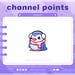 Penguin Channel Point for Twitch | Channel Point Icon, Emotes & Discord ...