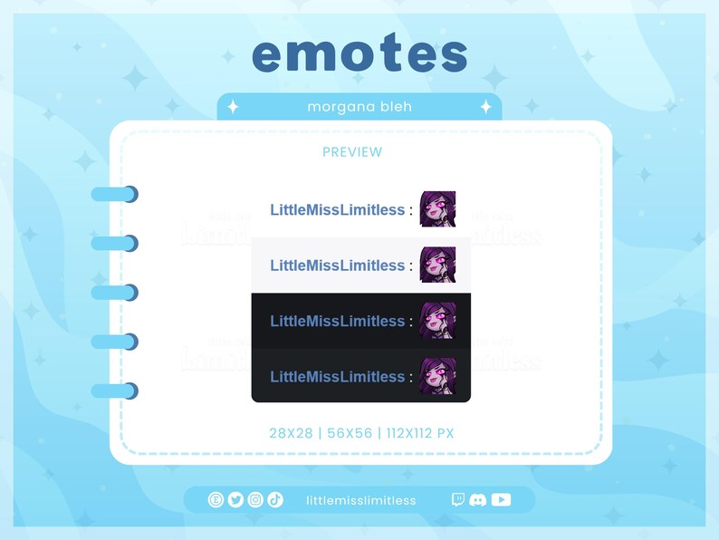 Morgana League of Legends Emote | Custom Twitch/discord/youtube Emotes ...