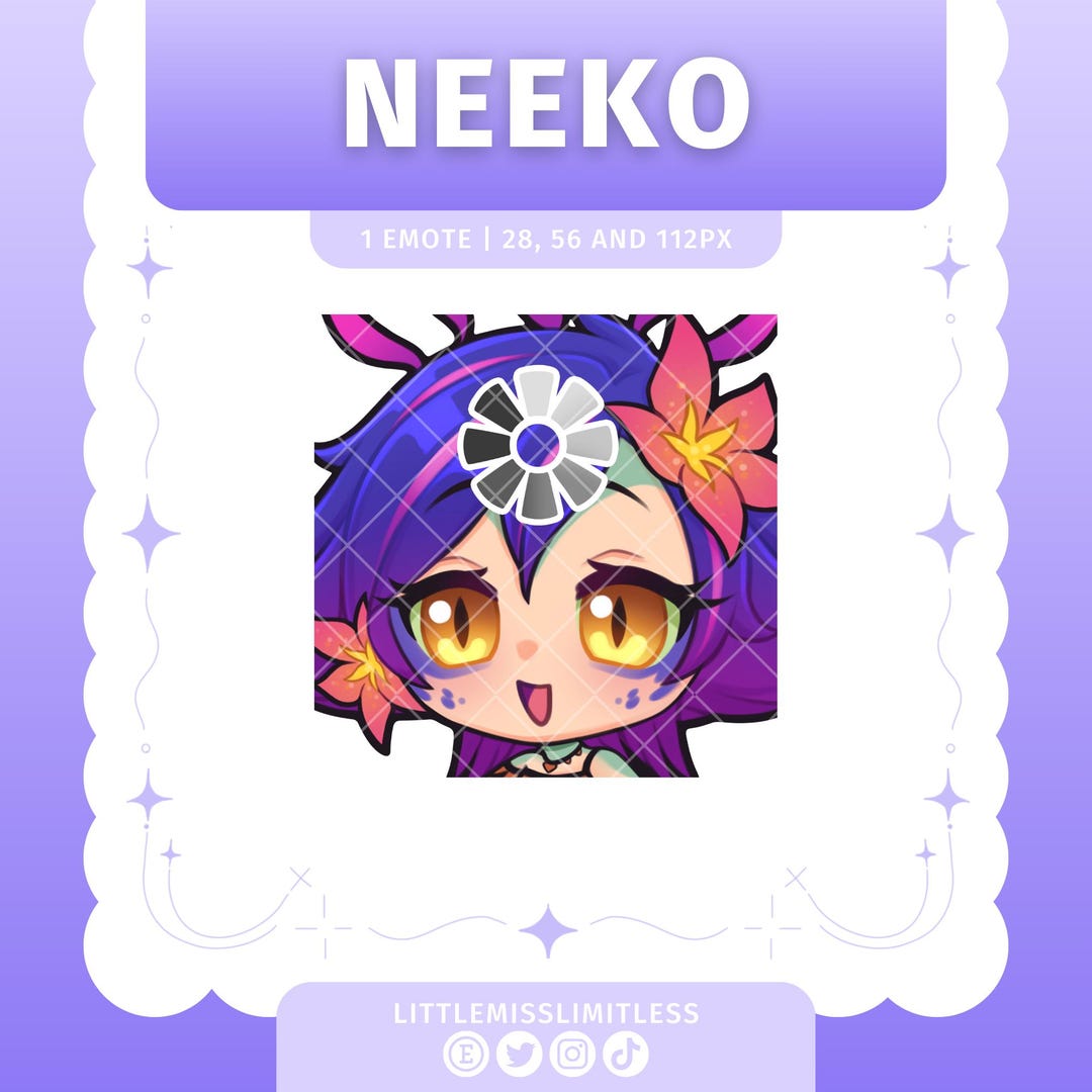 Neeko Buffer League of Legends Emote | Custom Twitch/discord/youtube ...