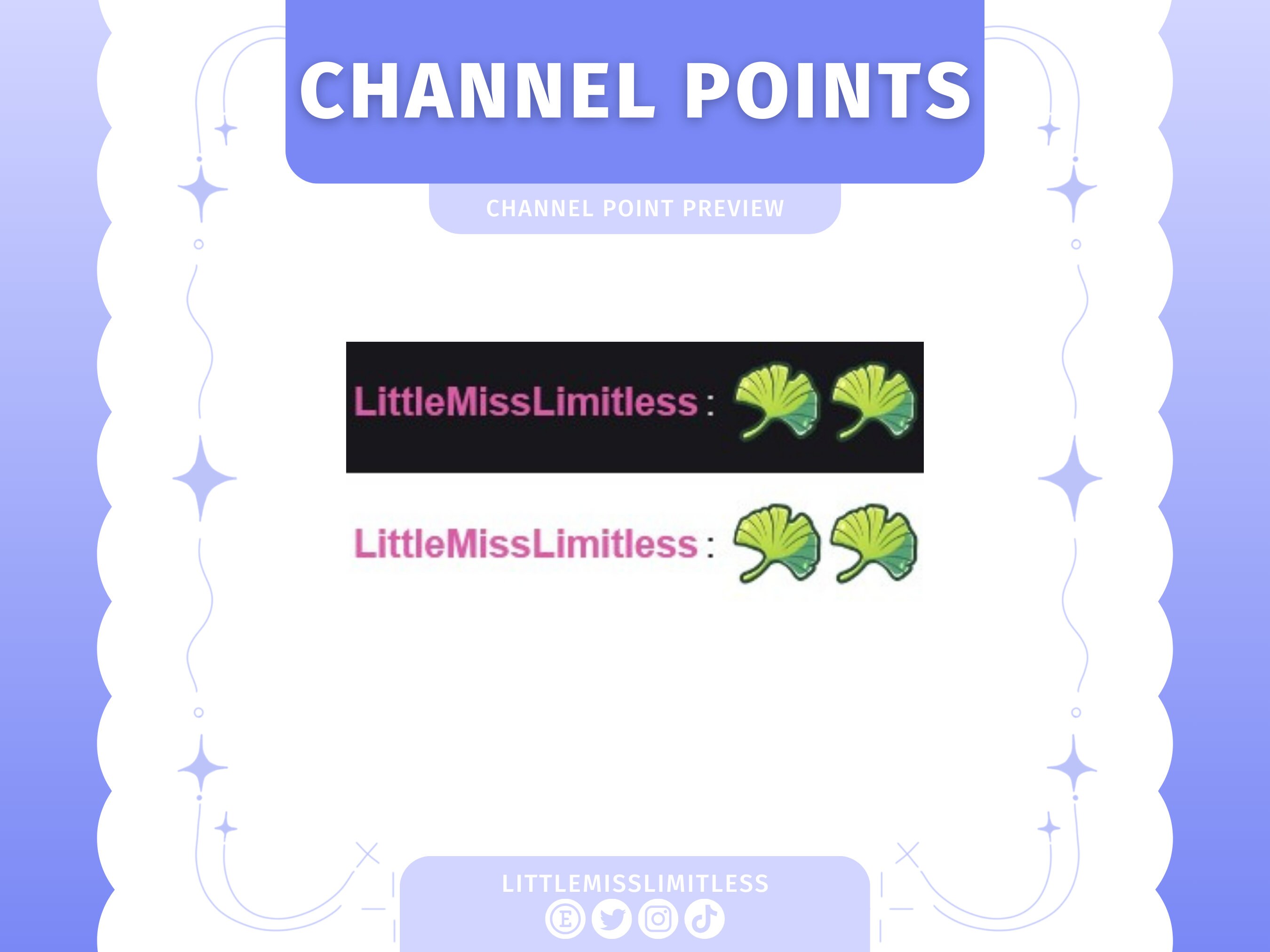 Ginkgo Leaf Channel Point for Twitch Channel Point Icon, Emotes ...