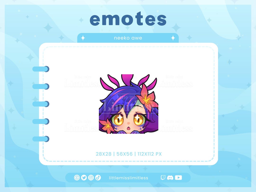 Neeko Awe League of Legends Emote | Custom Twitch/discord/youtube ...