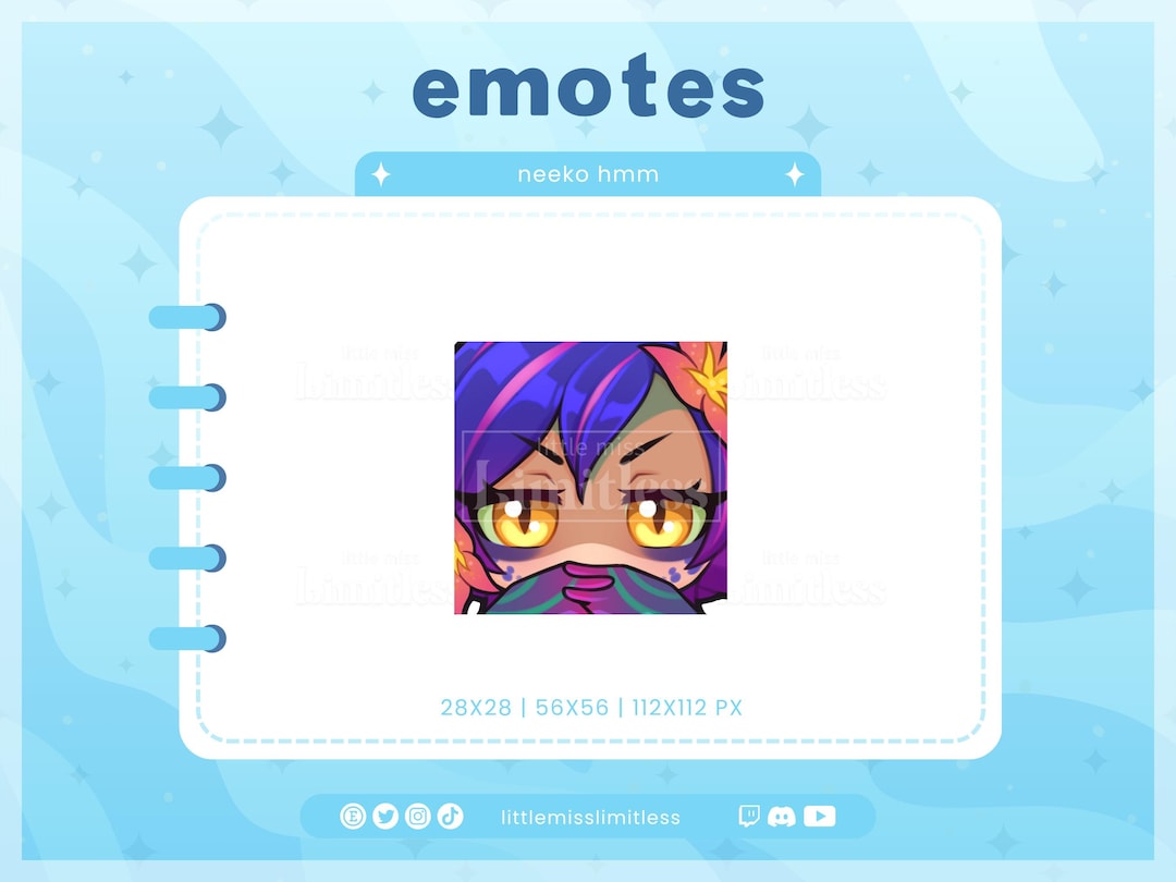 Neeko Hmm League of Legends Emote | Custom Twitch/discord/youtube ...