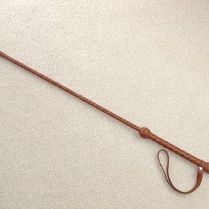 English Crop Whip (riding Crop) Genuine Leather Handmade Mature One ...