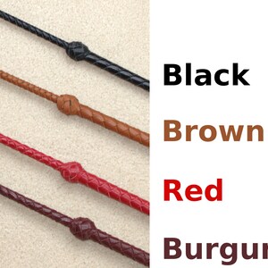 English Crop Whip (riding Crop) Genuine Leather Handmade Mature One ...