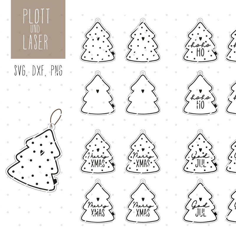Plotterdatei tannenbaum - Etsy.de