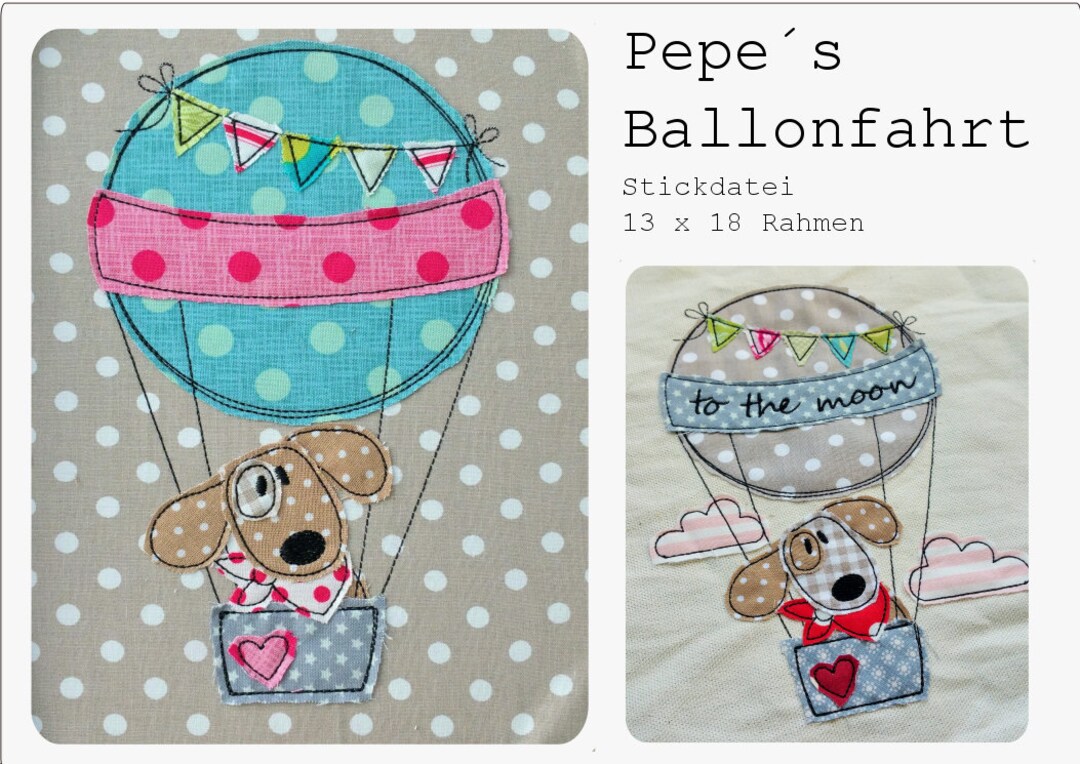 Pepe's Balloon Ride 13x18 Frame - Etsy