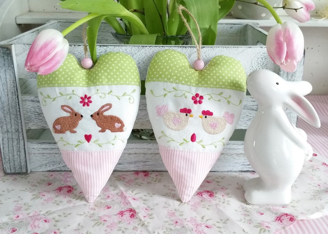 ITH *spring Hearts* 13x18 Embroidery File - Etsy