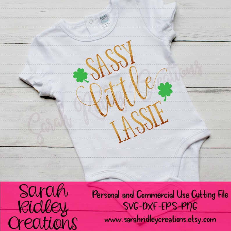 Sassy Little Lassie Svg Sassy Lassie Svg St Patricks Etsy