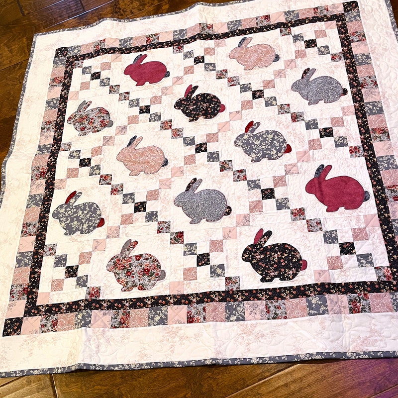 Bunny Baby Quilt - Etsy