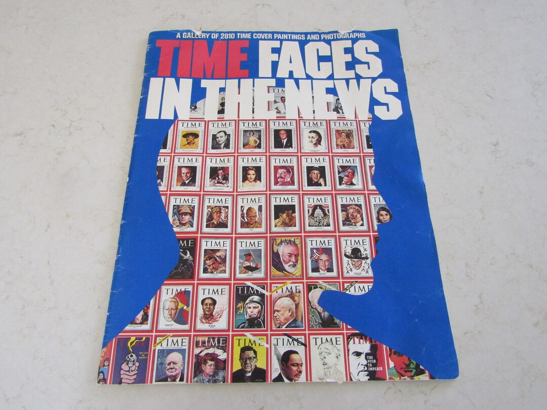 Vintage 1976 Time Magazine Faces in the News - Etsy