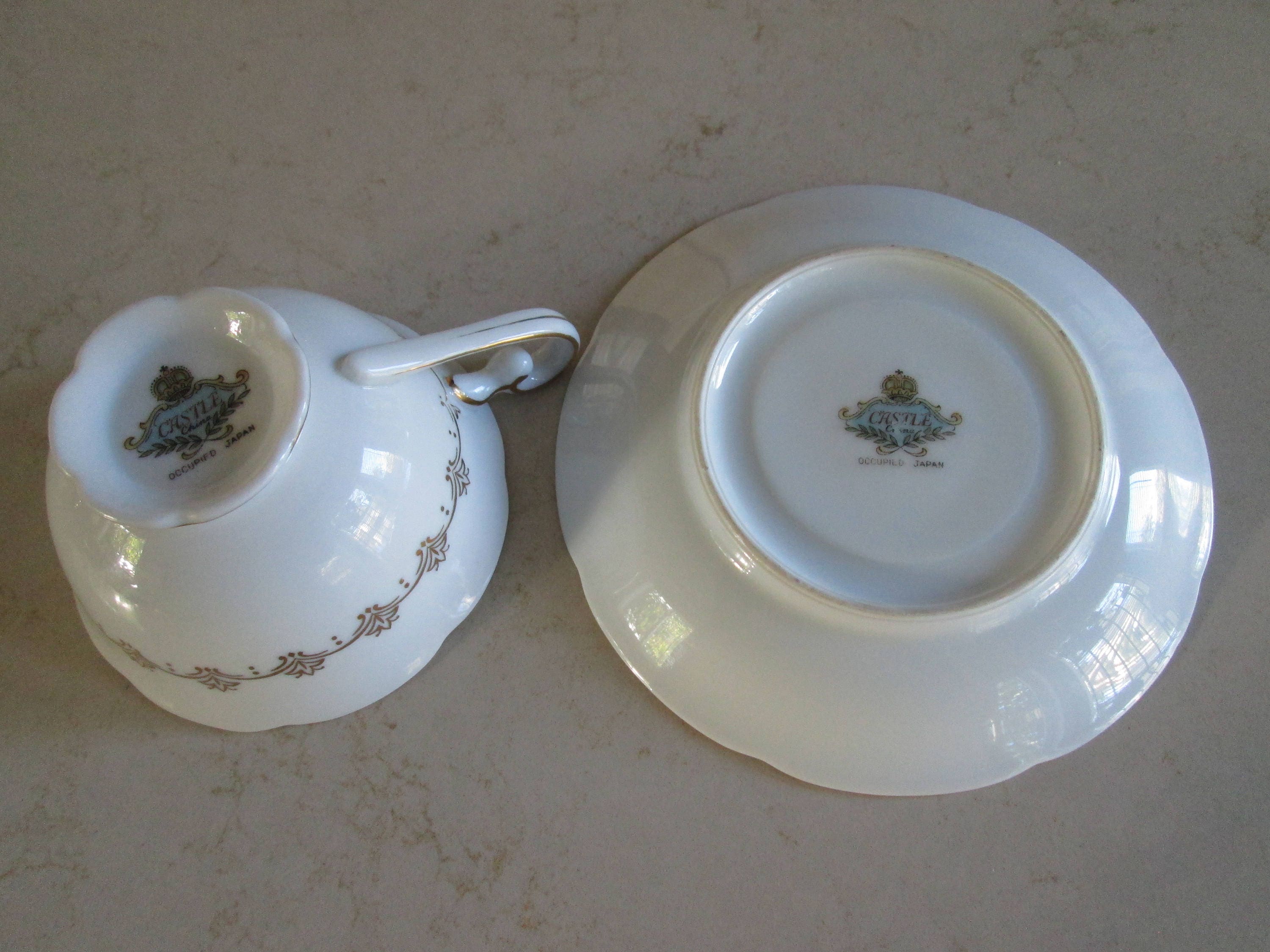 Castle China Tea Cup and Saucer Made in Occupied Japan - Etsy Canada