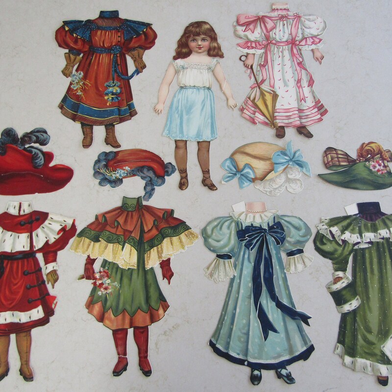 Victorian Paper Doll - Etsy