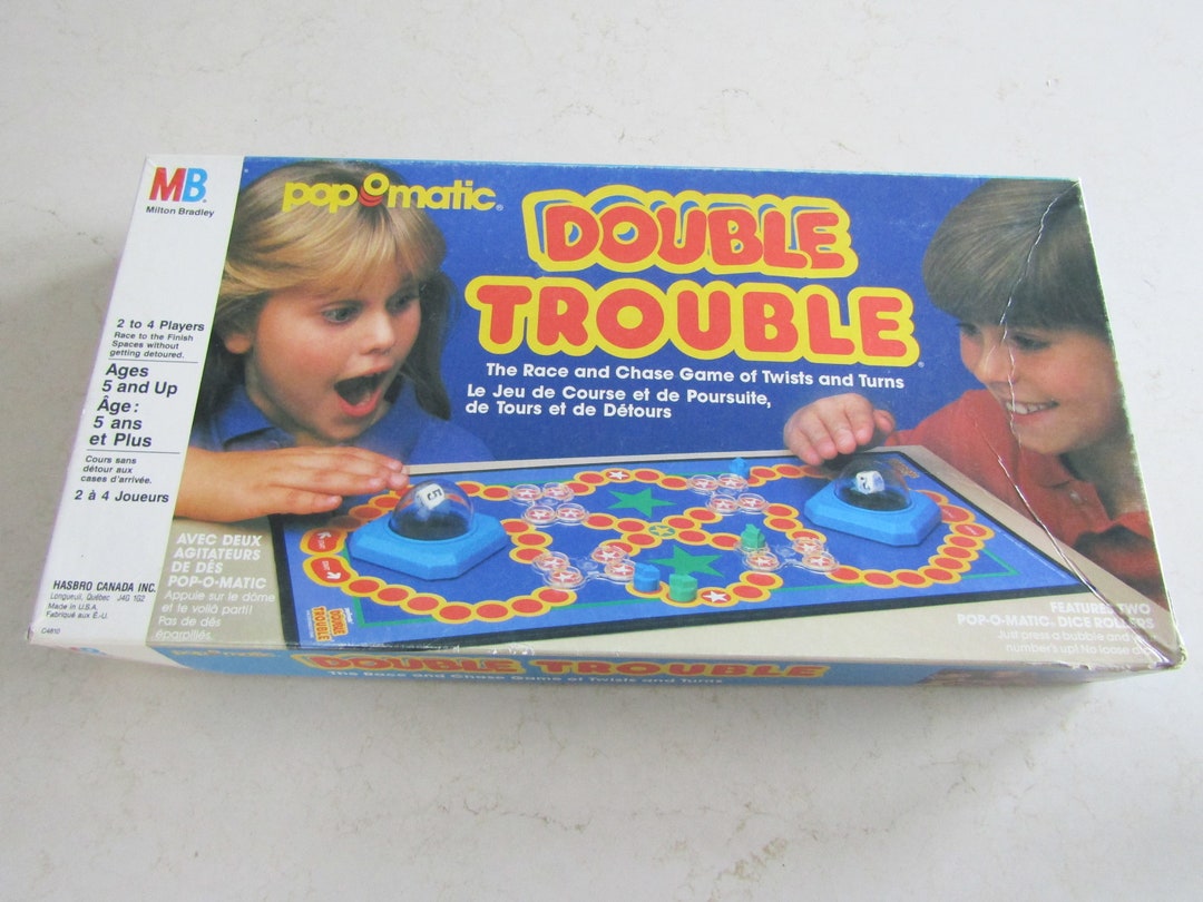 1987 Vintage Double Trouble Game - Etsy