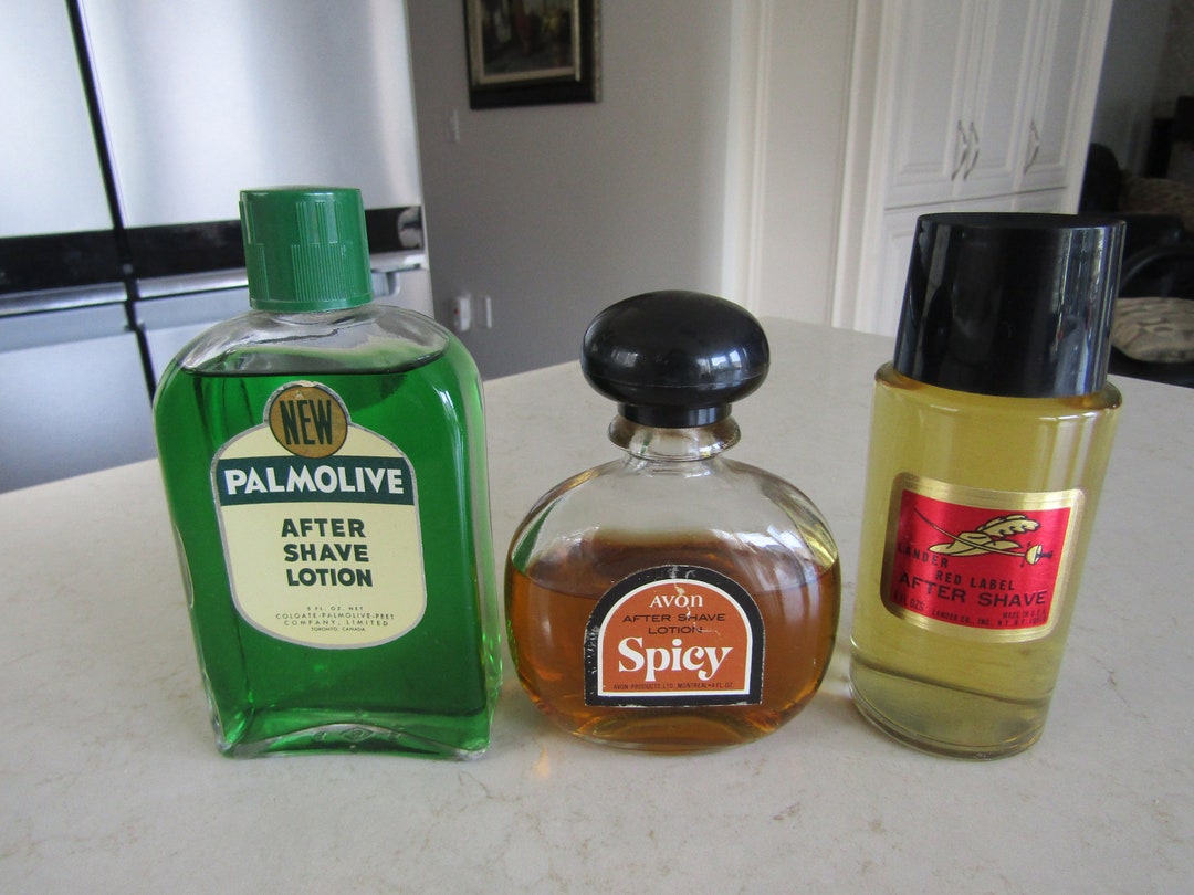 3 Vintage After Shave Bottles - Etsy
