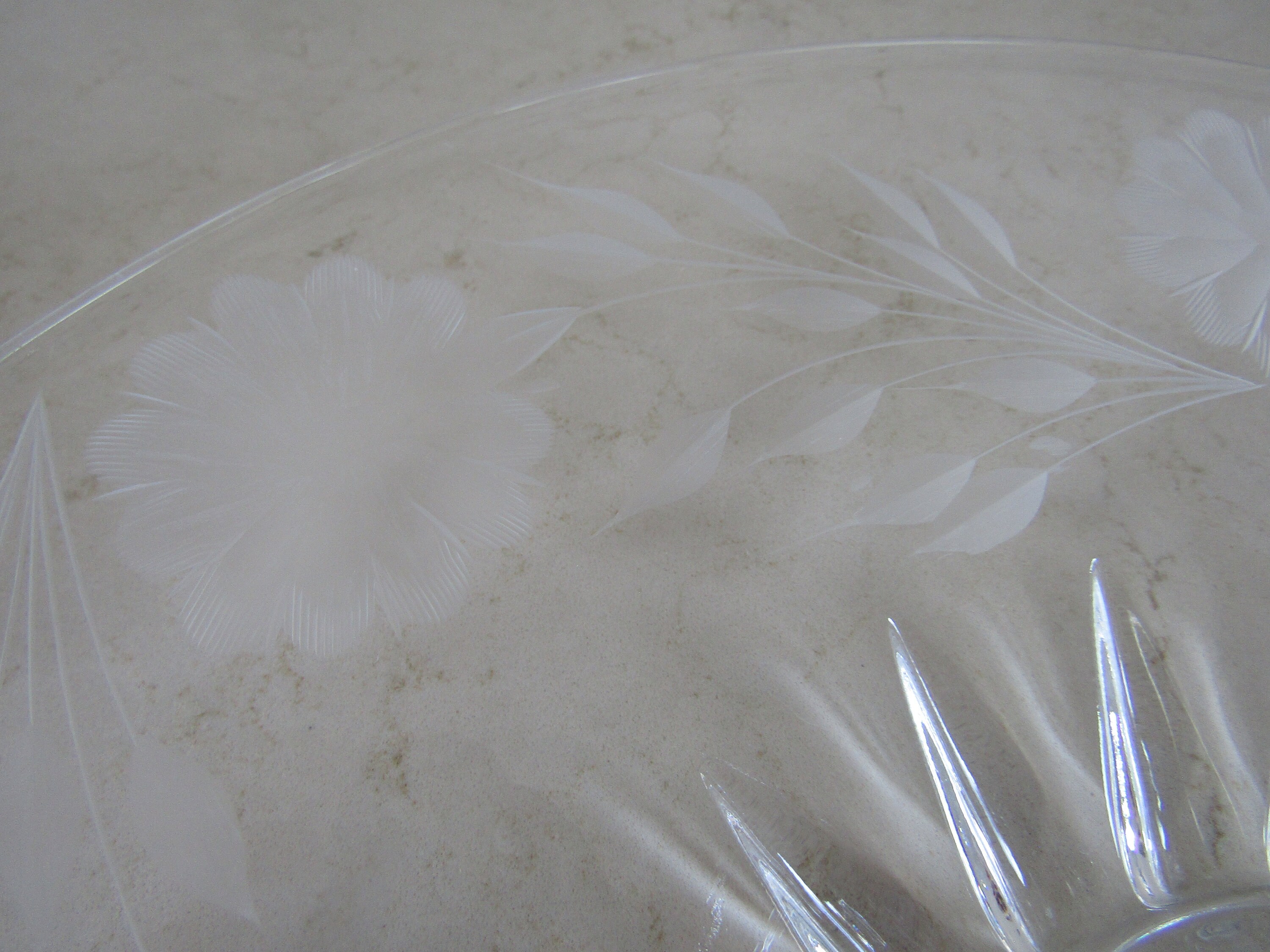 Vintage Etched Plate With Handle - Etsy