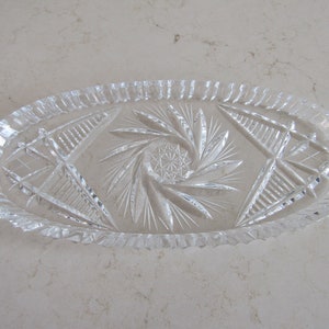 Vintage Pinwheel Crystal Cream and Sugar Set - Etsy