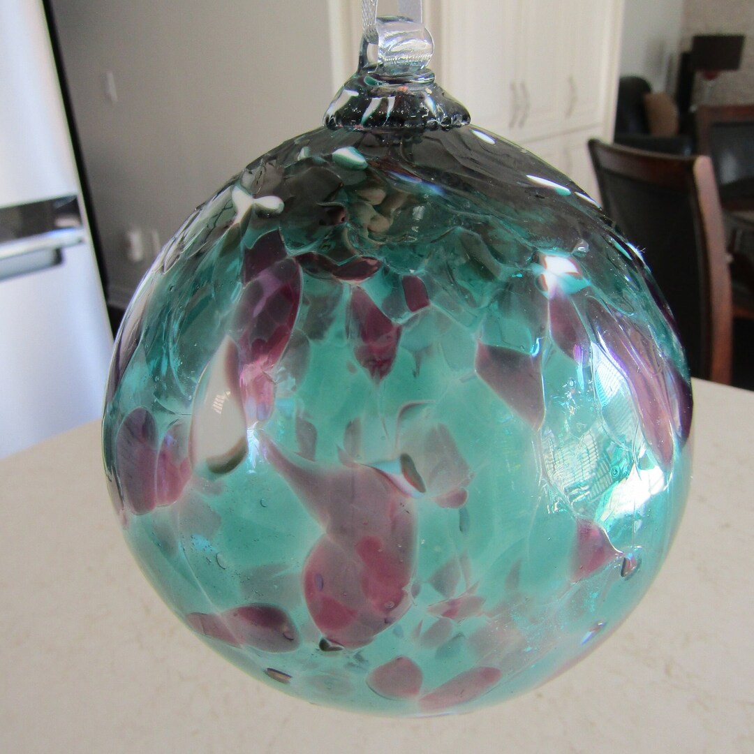 Hand Blown Glass Suncatcher Art Glass Window Ornament - Etsy