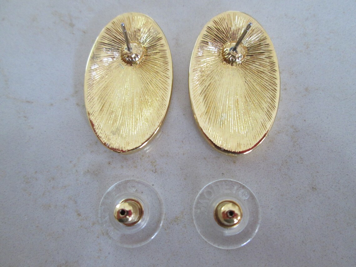 Vintage Monet Earrings - Etsy