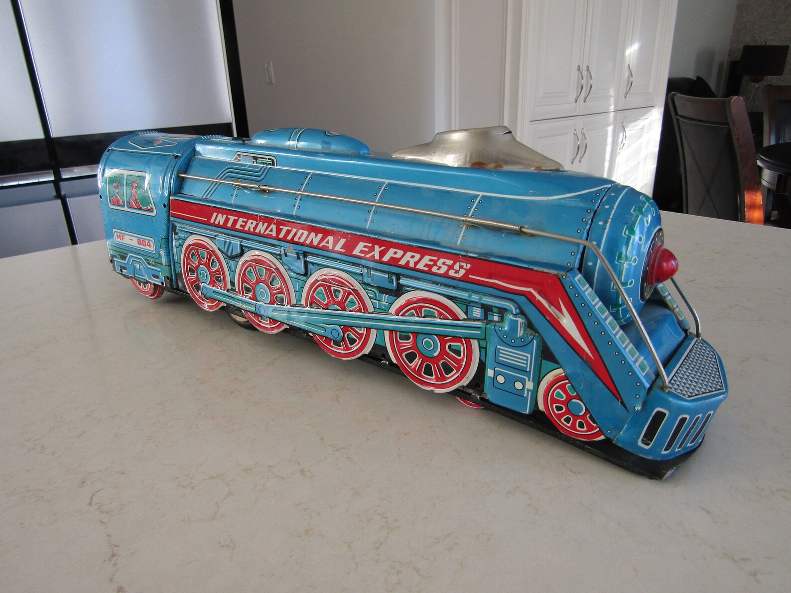 Vintage Metal Toy Train - Etsy