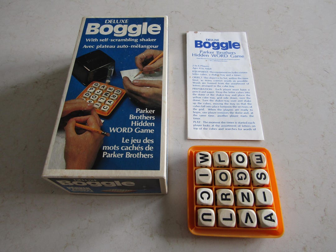 AS IS 1976 Boggle Game - Etsy