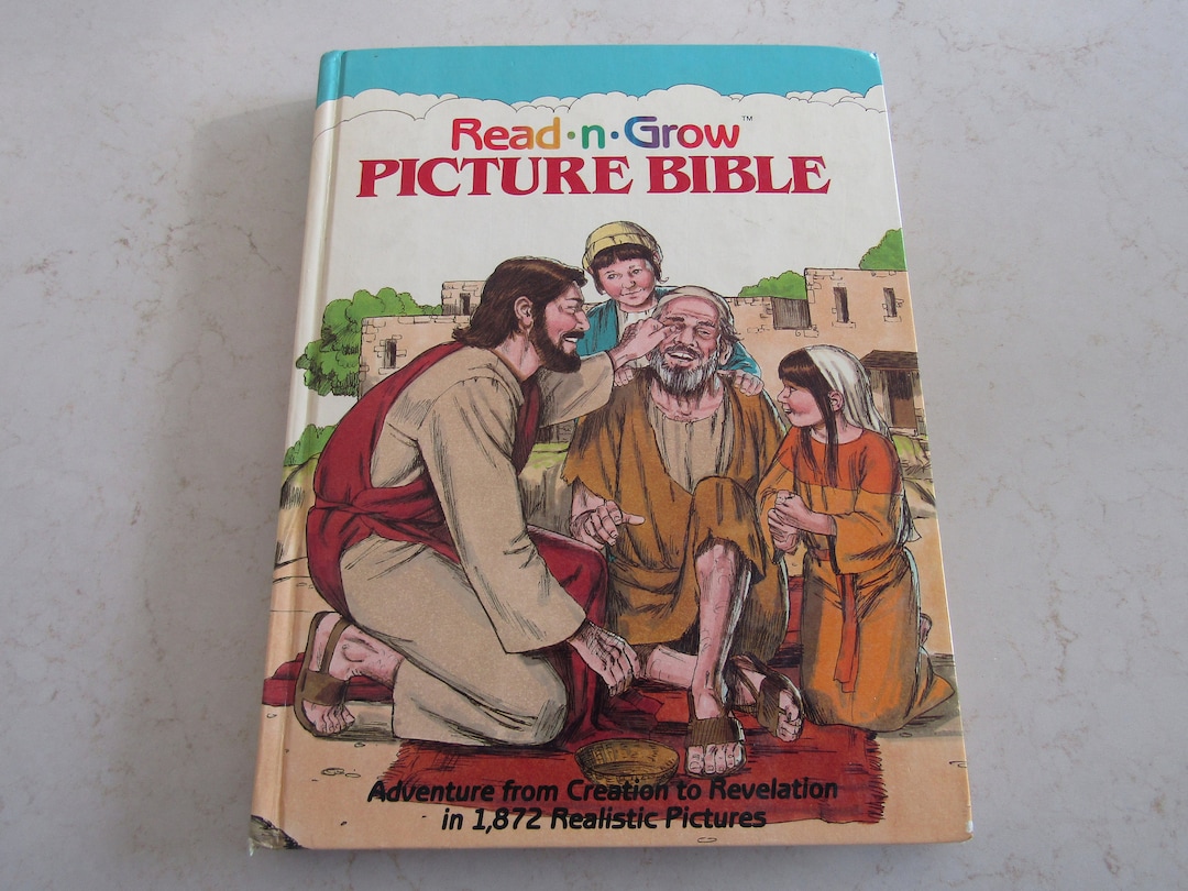 RESERVED Read N Grow Picture Bible - Etsy