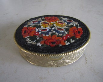 Vintage Spain Handmade Geometric Design Micro Mosaic Music Box - Etsy