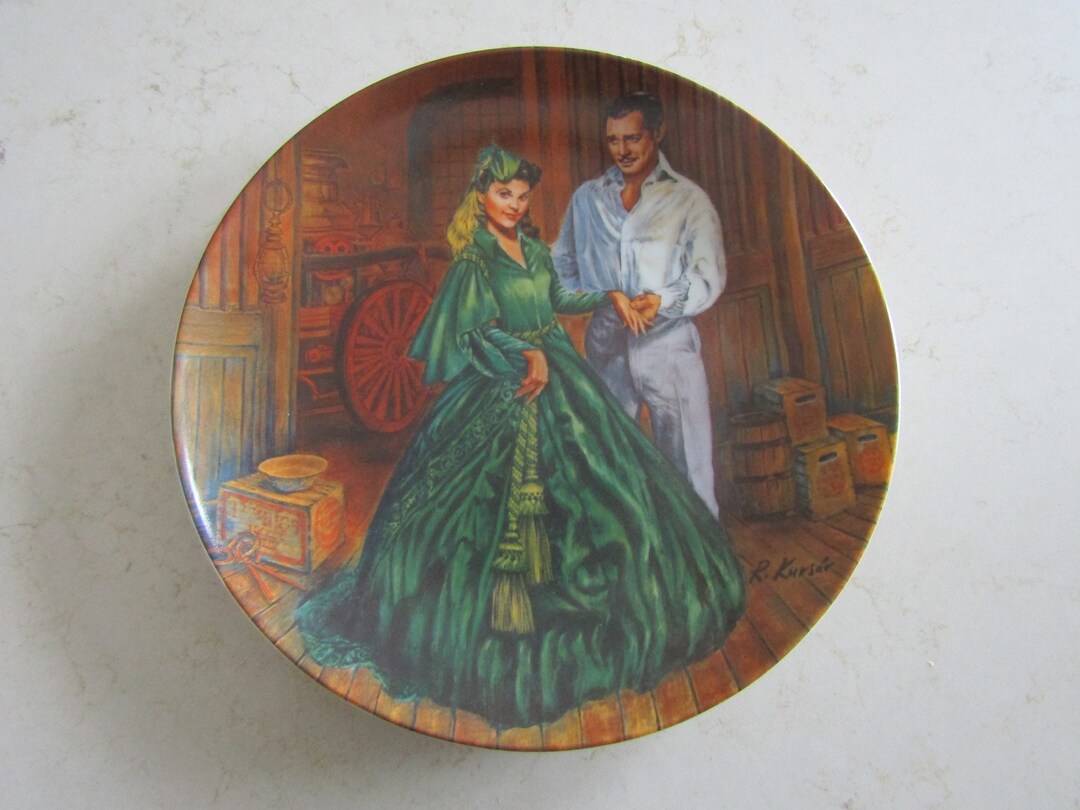1 Gone With the Wind Collector Plate - Etsy