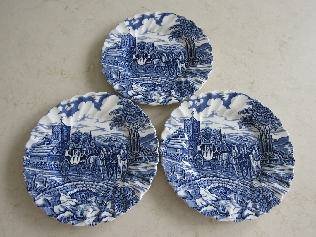 3 Vintage Myott Royal Mail Plates - Etsy