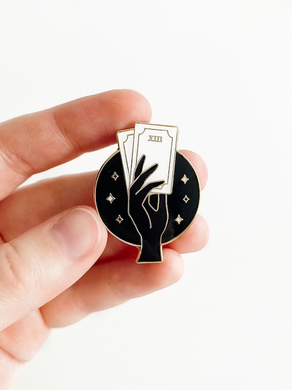 Tarot Reader Enamel Pin - Etsy