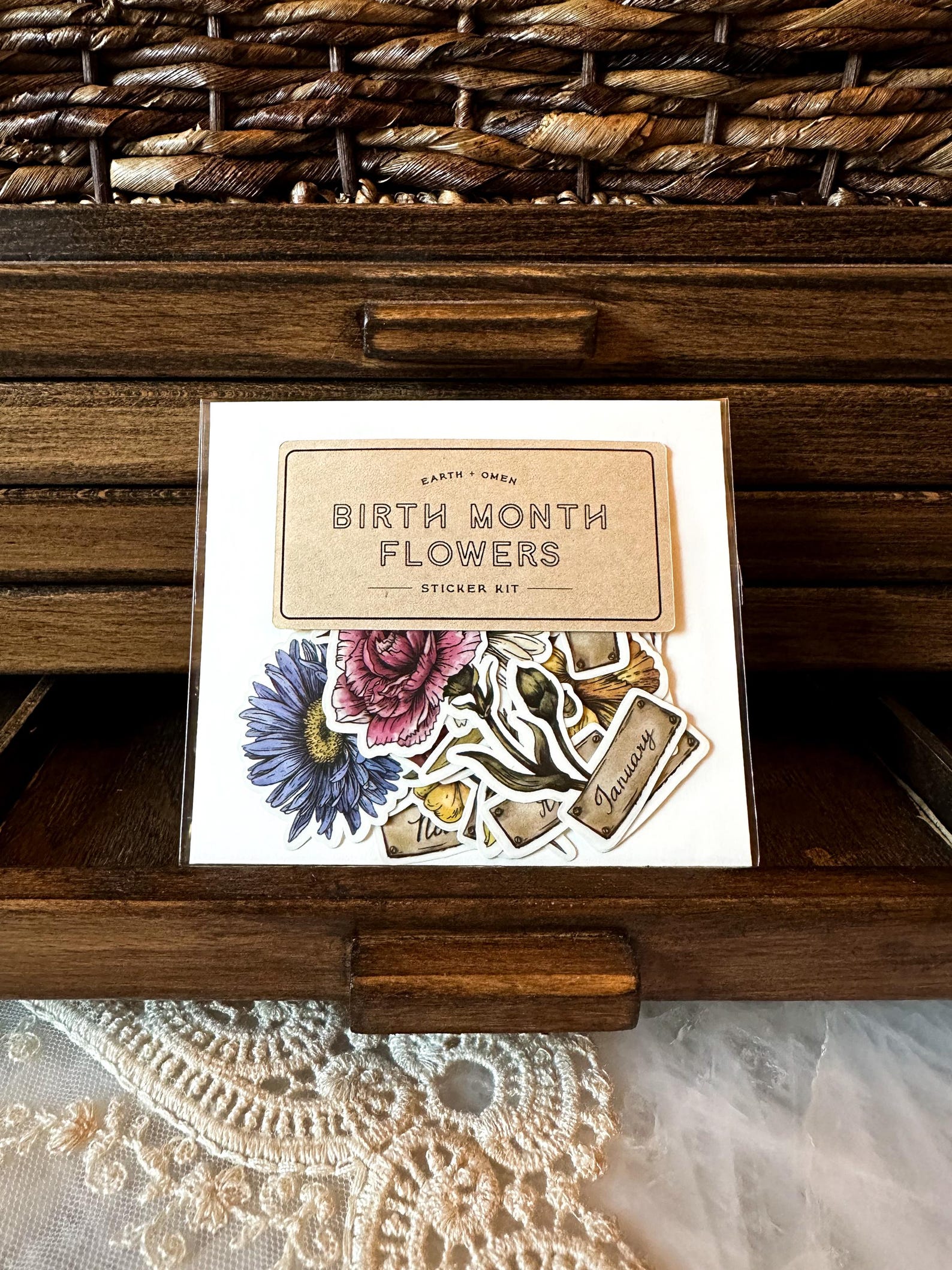 Birth Month Flowers – Journaling Stickers - Etsy