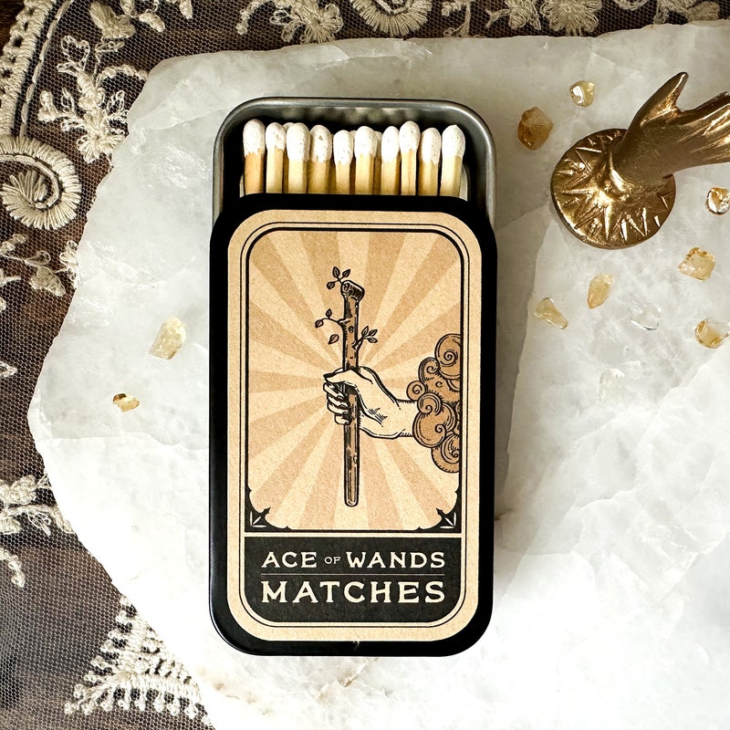 Tin Match Holder - Etsy