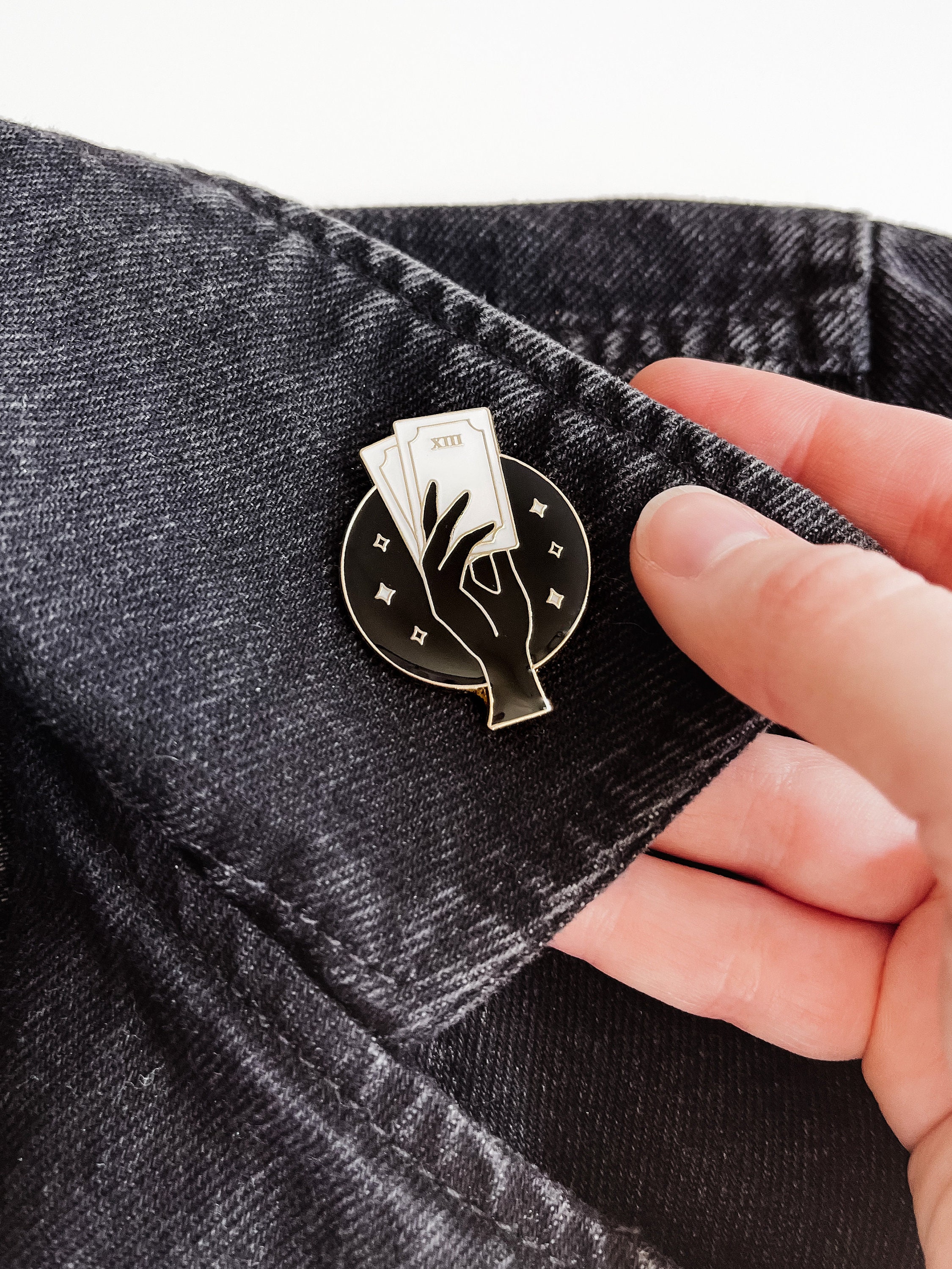 Tarot Reader Enamel Pin - Etsy