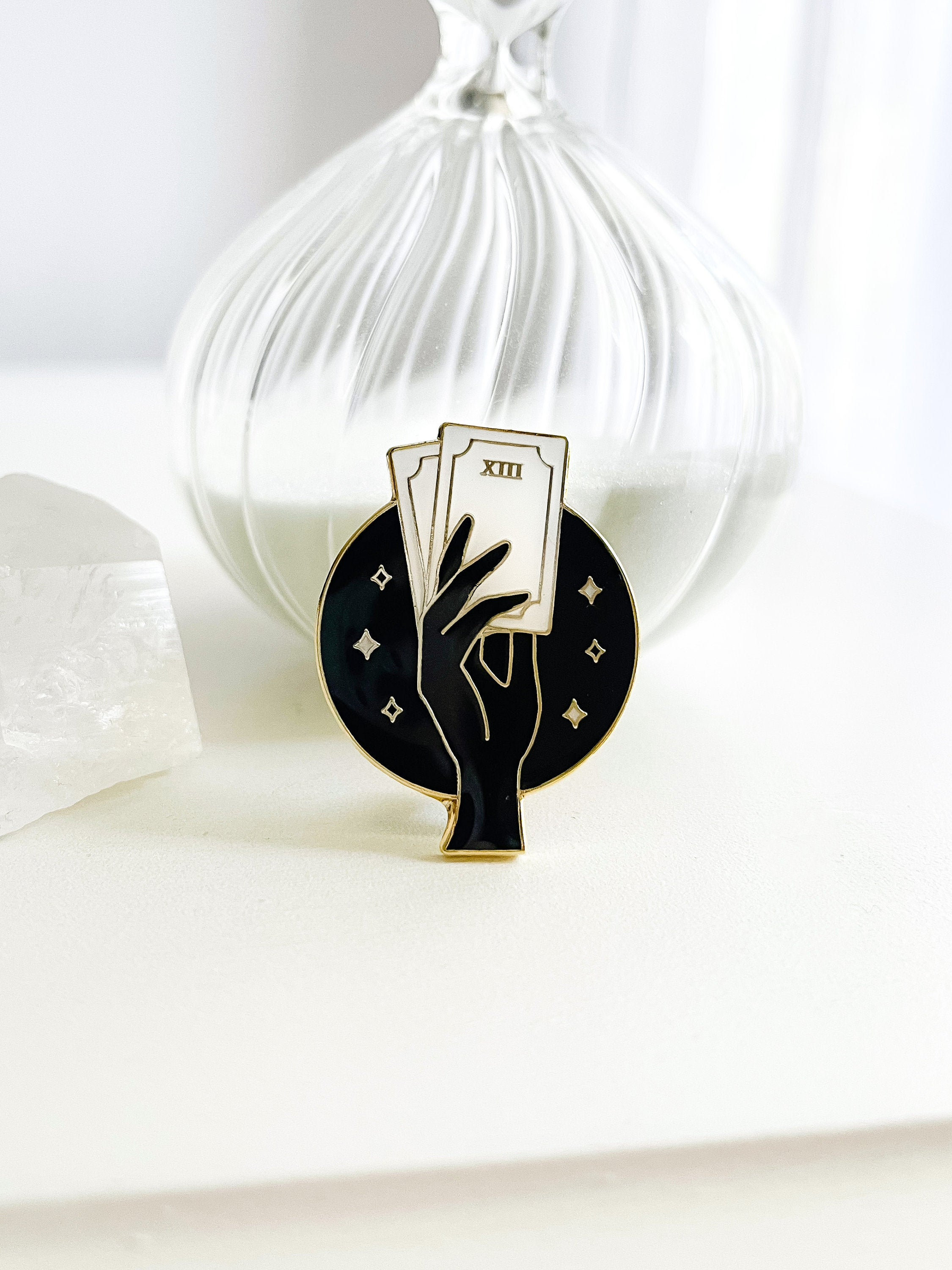 Tarot Reader Enamel Pin - Etsy