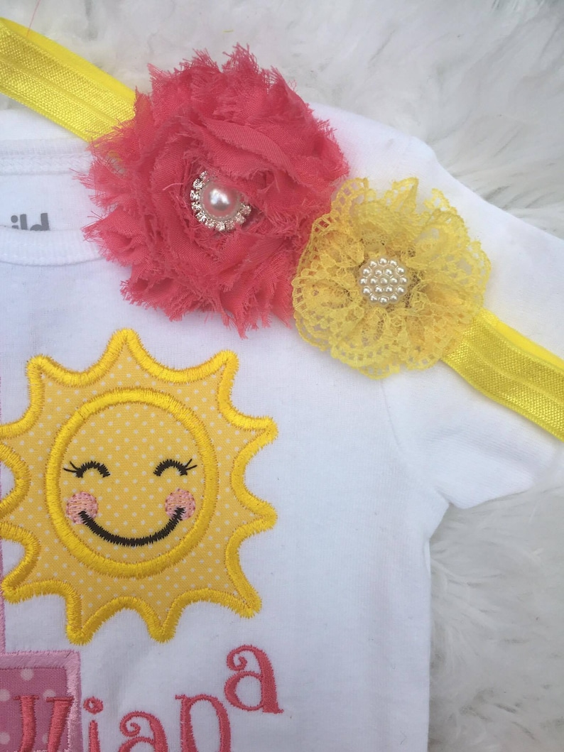 Birthday Sunshine Outfit- Sunshine Outfit-first Birthday Sunshine ...