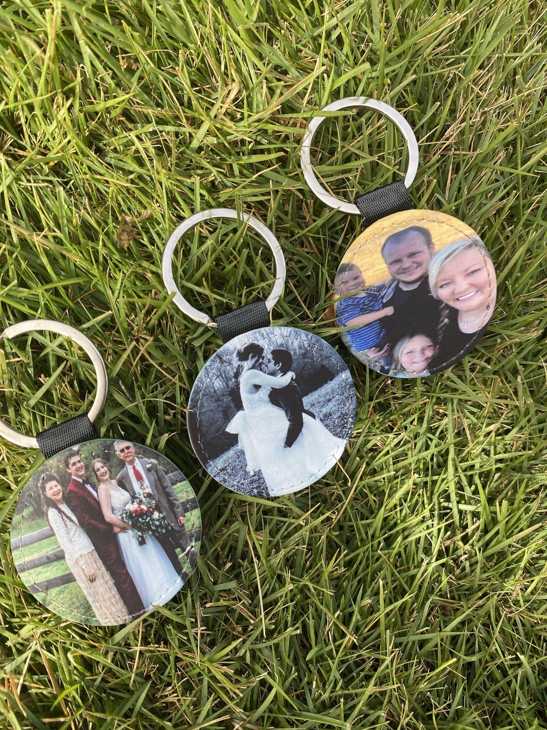 Keychain Personalized Picture/ Photo Keychains/ Custom Crystal Keychain ...