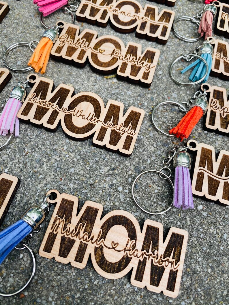 Mom Keychains/ Keychains / Keychain / Mom Keychain / Grandma - Etsy