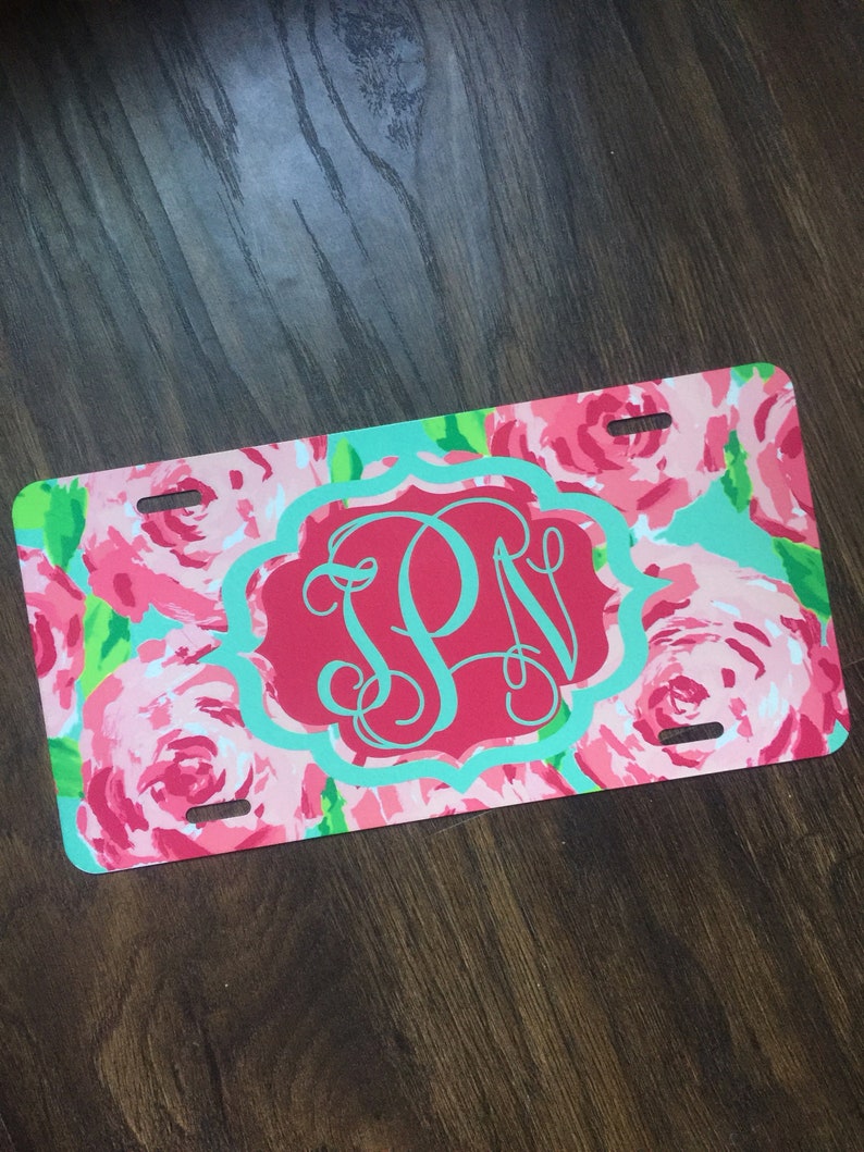 License Plate - License Plate Car Monogramed - Personalized ...