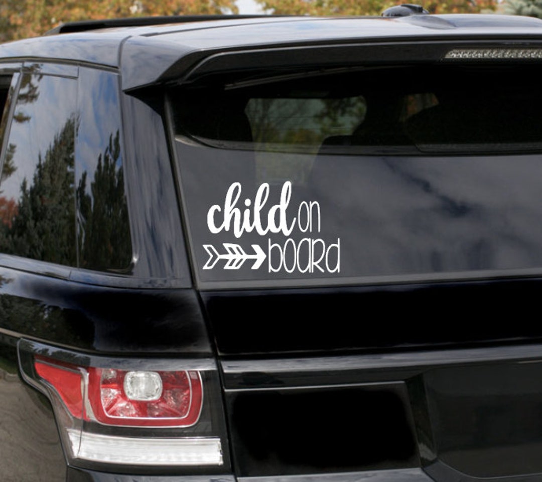 Child on Board/child on Board Sticker/decal/baby Decal/baby Sticker ...