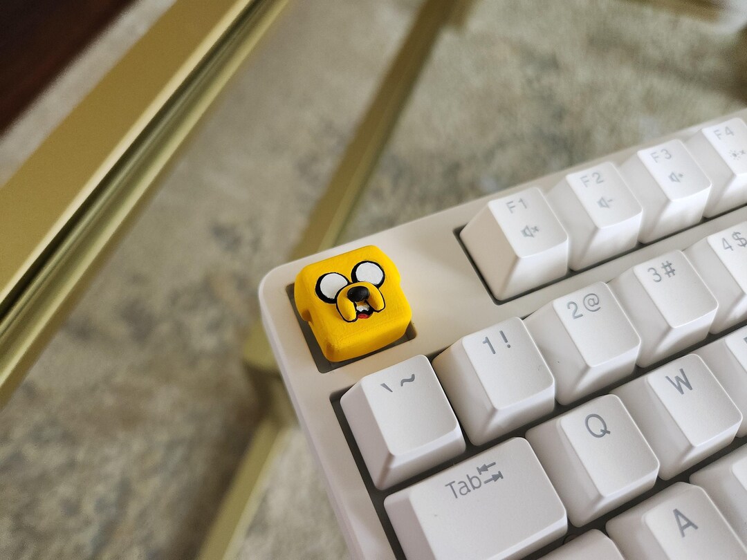 Adventure Time Jake Keycap, Keycap Decor, Handmade Keycap, Artisan ...