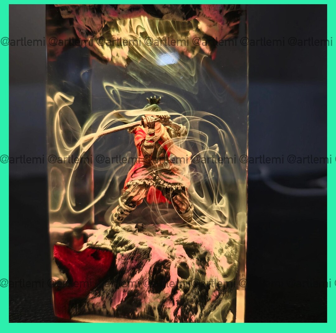 Sek.iro Mon.ogram Custom Japanese Katana Figure, Sek.iro Shad.ows Die ...