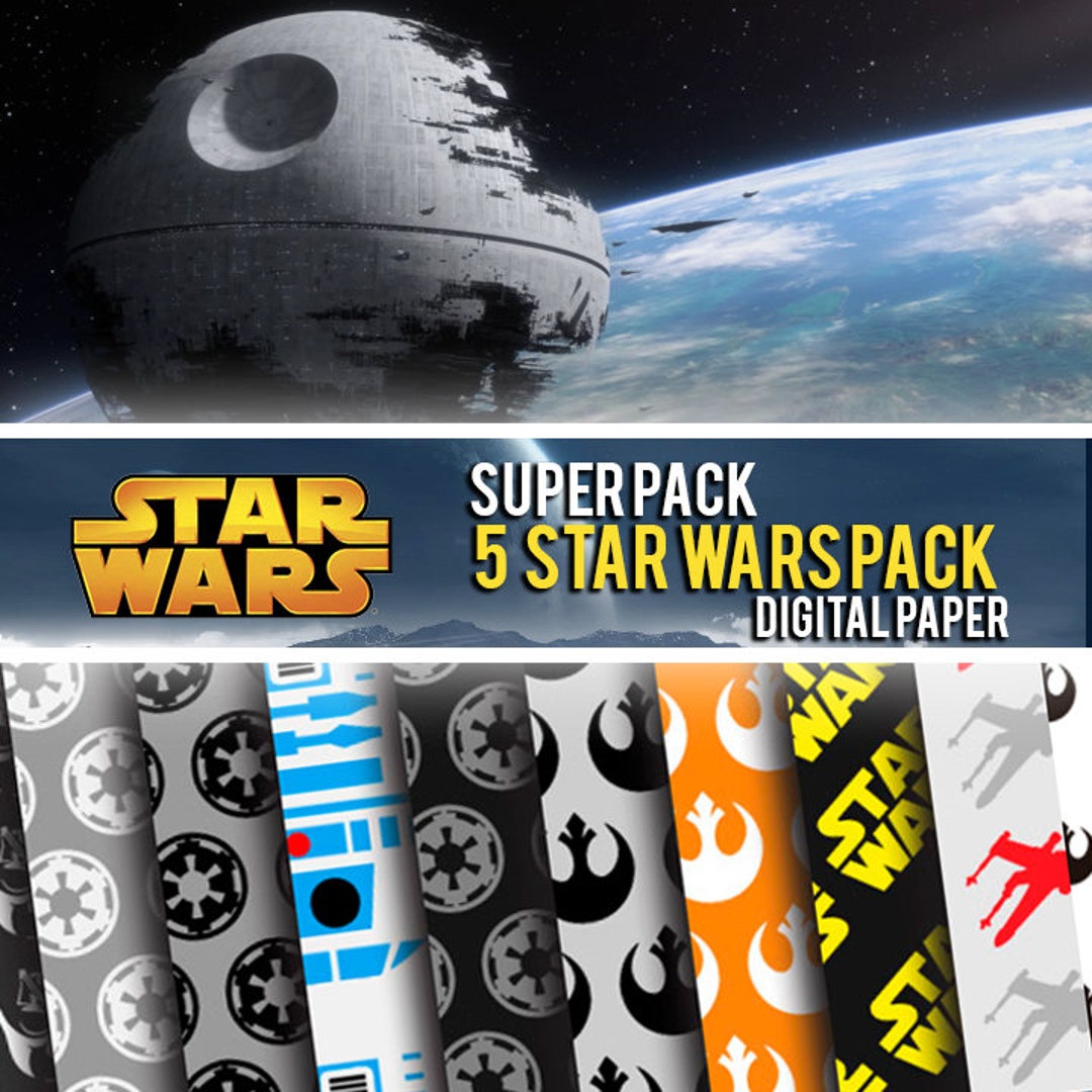Star Wars Digital Paper Pack SUPER PACK 5 * **version 2**** OFFER ...