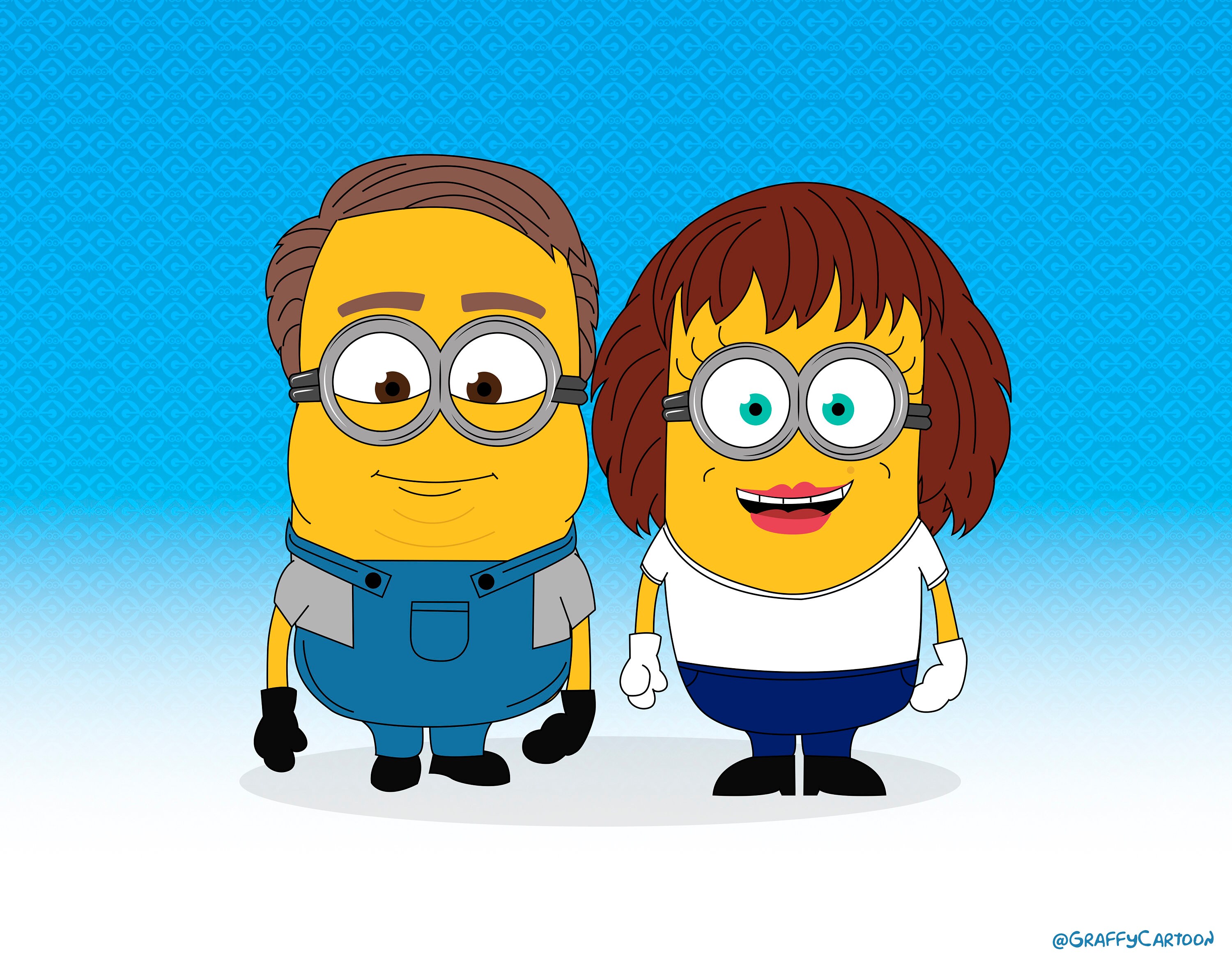 Minions Custom Portrait Minion Gift Yellow Character - Etsy